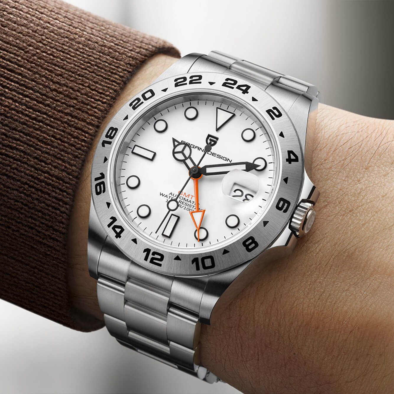 Die beste Rolex Explorer II Hommage: Pagani Design PD-1762 v4 - HommageTime